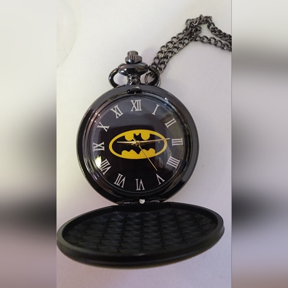 Accessories | Brand New Batman Bat Quartz Pocket Watch | Poshmark